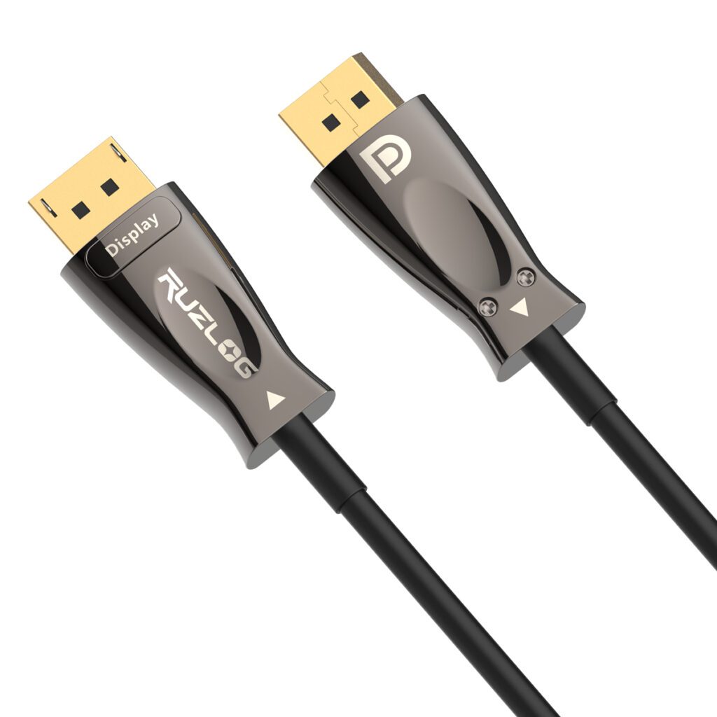 Factory 8K 4K Fiber Optical DisplayPort Cable DP 1.4 HBR3 8K@60Hz 4K ...